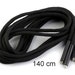4 Black Hoodie Strings 130/140 Cm With Tips / Shoe Laces With Ends ...