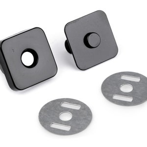 Magnetic Square Snap for Purses & Totes 18x18 Mm - Etsy