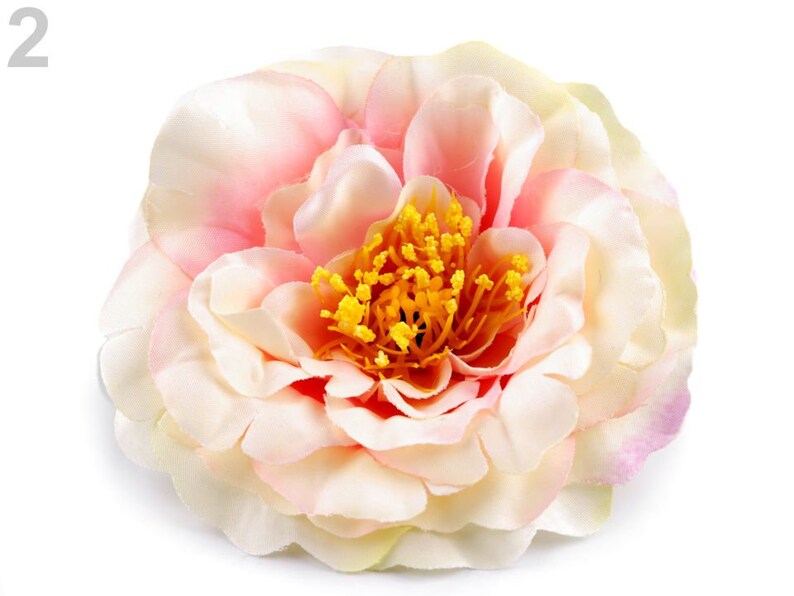 Big Flower Fabric 10cm / Many Colors / Flower With Subtle - Etsy