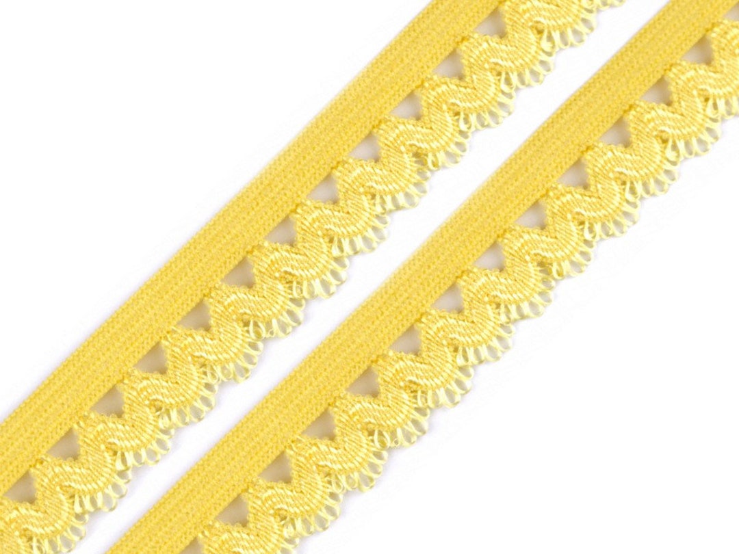 3yd Decorative Elastic 0.59" / Many Colors / Lace Elastic Band, Elastic ...
