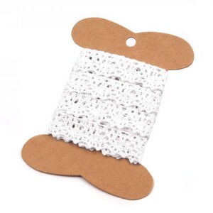 10 Paper Card Packaging Bobbin Spool 8x10cm / Ribbon Storage, Thread ...