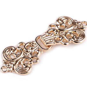 Clasp Hook Decorative Metal / Silver or Black / Hook Buckle Clip ...