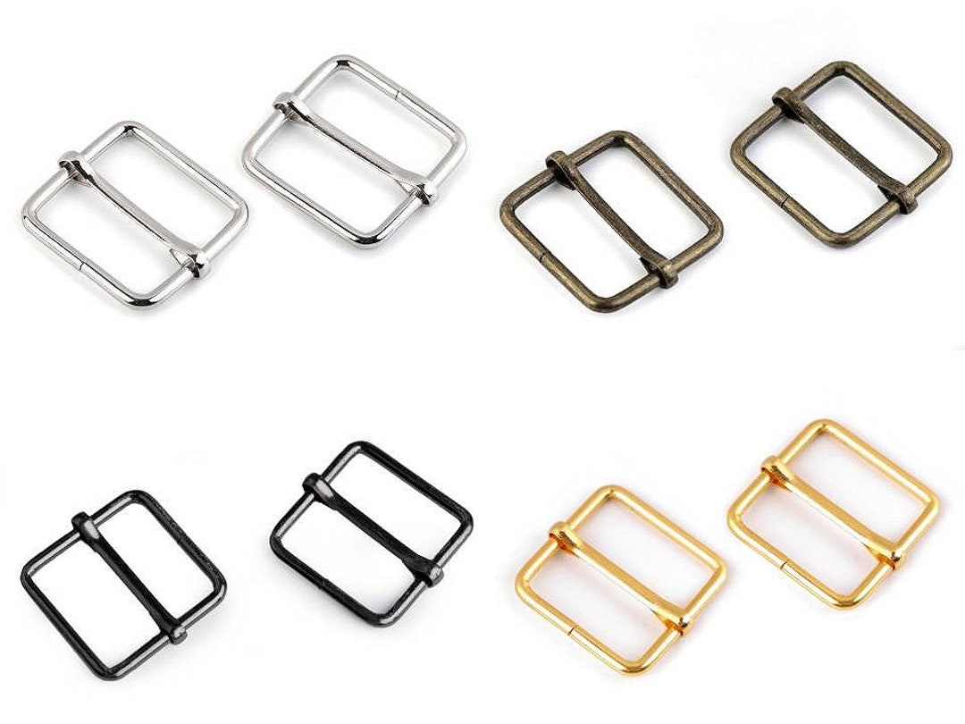 4 Adjustable Slide Square Buckles Width 20 Mm and 25 Mm - Etsy