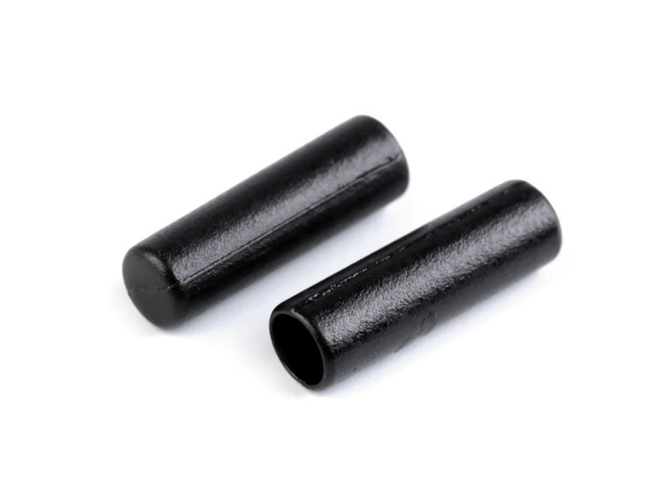 10 Cord End Tube Clasps 4mm / Black, Gold, Silver, Blackened Silver ...