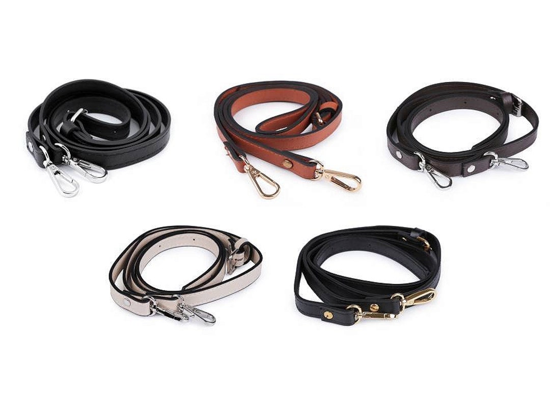Eco Leather Bag Handle Shoulder Strap With Carabiners / Many Colors ...