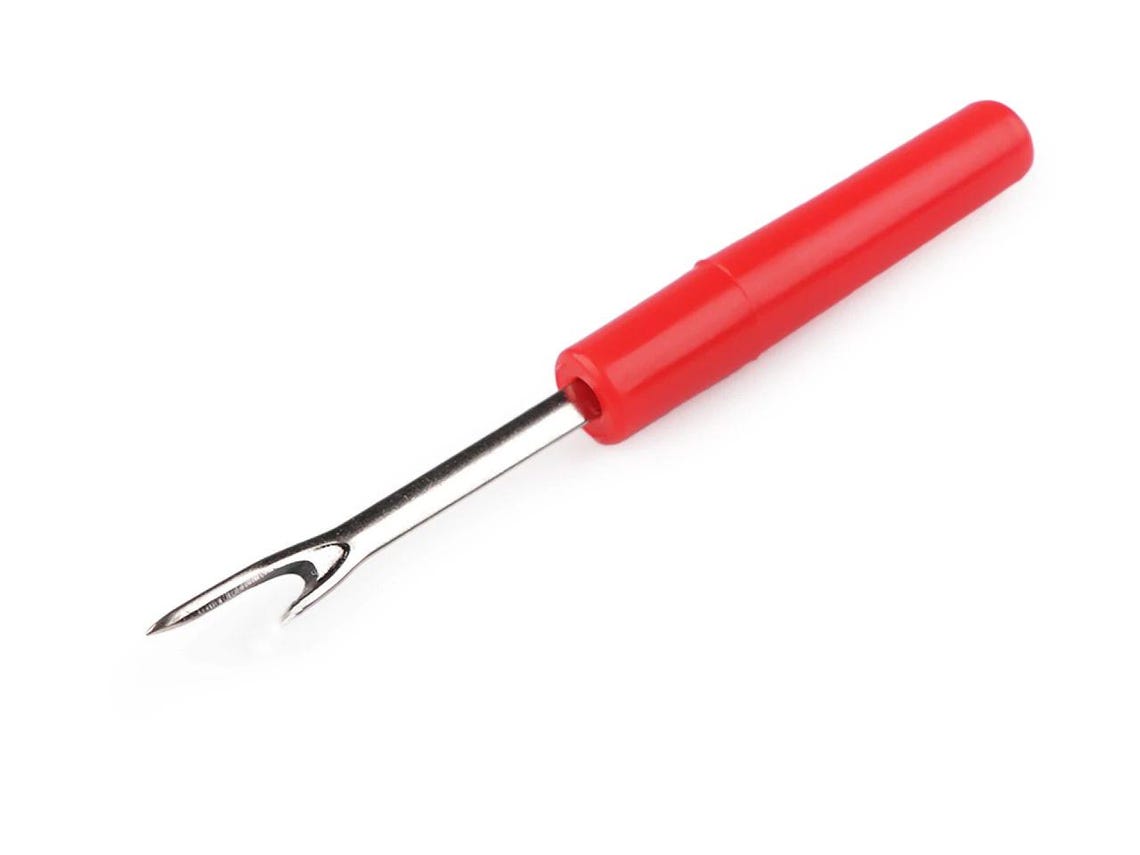 2 Seam Ripper / Haberdashery Tool to Quickly Cut All Threads, Unstitch ...