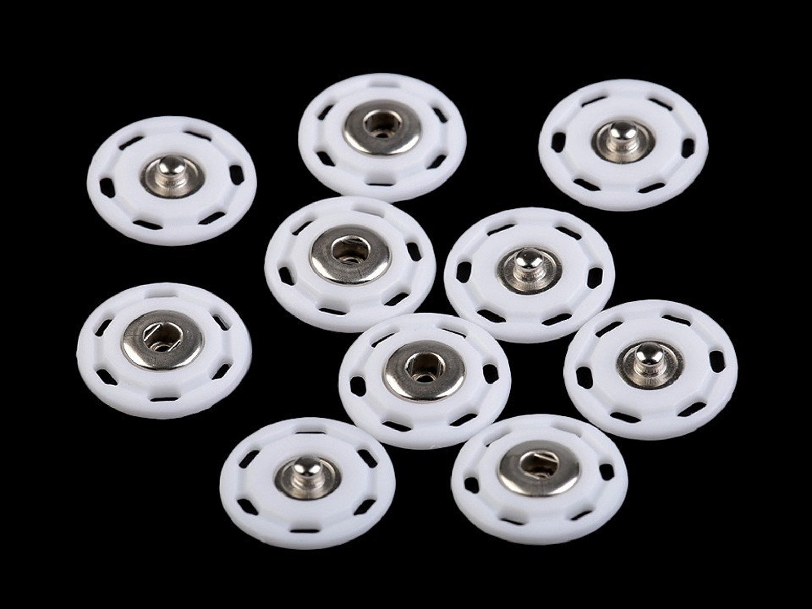 5 Sew on Plastic Press Snap Fastener / Many Colors / Snap Button ...