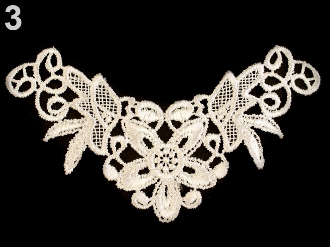 Lace Yoke Applique 7x12 Cm - Etsy