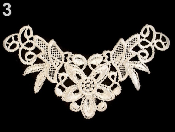 Lace Yoke Applique 7x12 Cm | Etsy