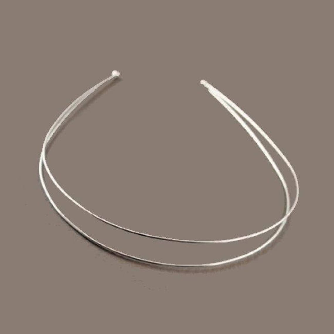 2 Double Metal Headband / Silver or Gold Metal / Double - Etsy