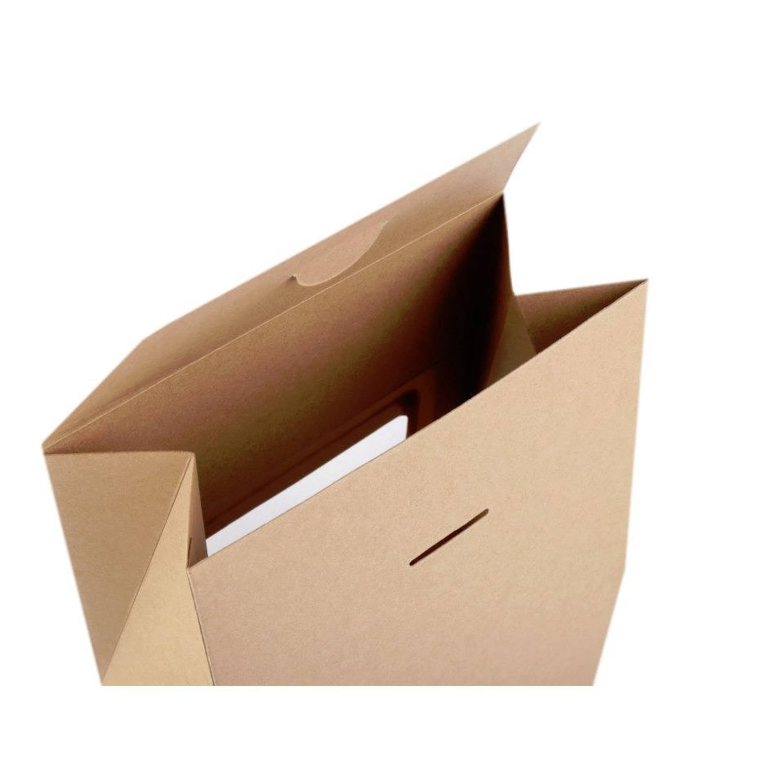 3 Paper Bags Natural With Window 16x23 Cm / Gift Bag With - Etsy