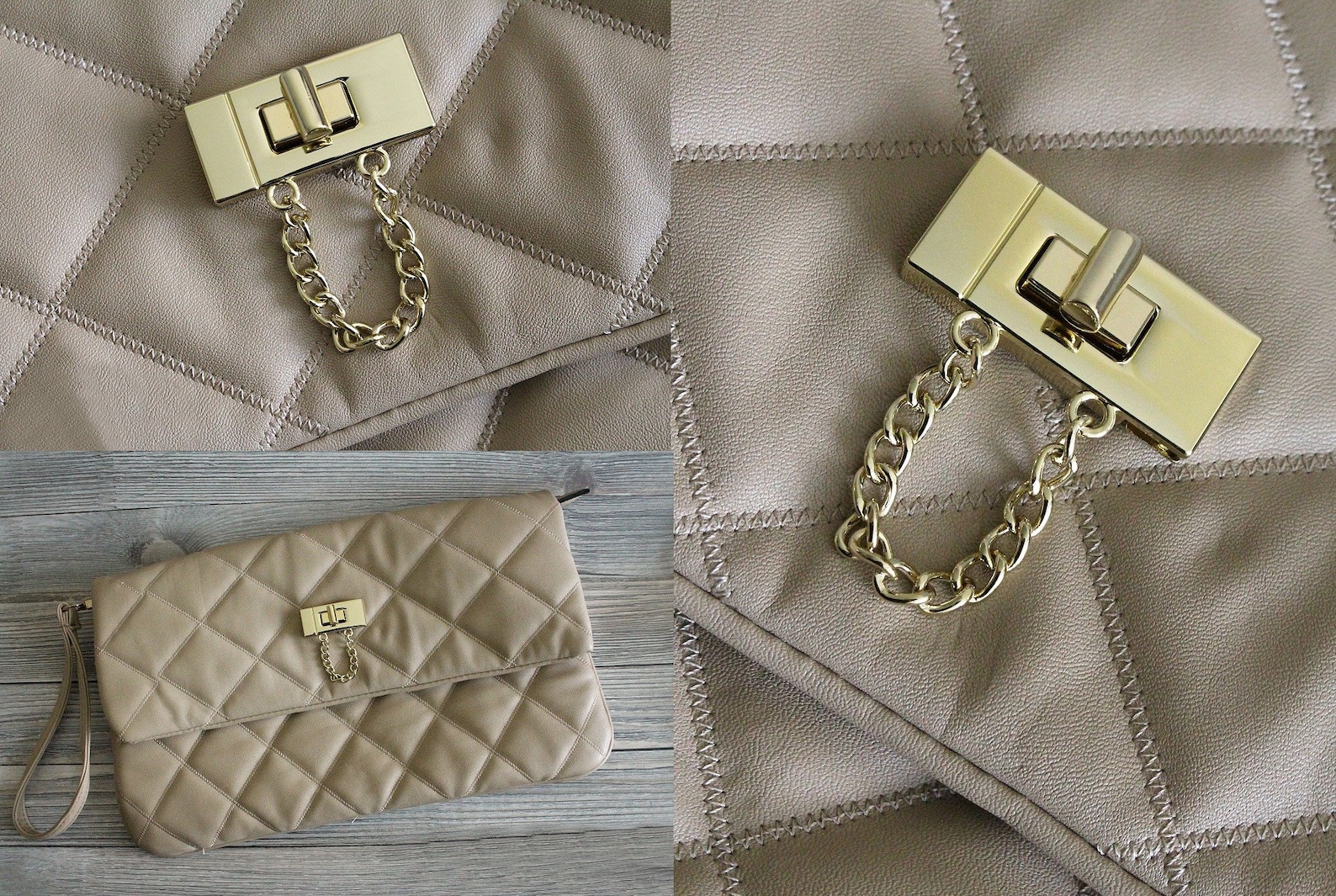 Metal Handbag Lock With Chain 19x42mm / Silver Metal Tuck Lock - Etsy