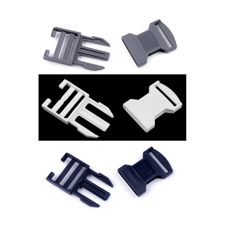 4 clips pour sangle 30mm / Plastique nombreux coloris / - Etsy France