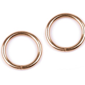 10 Open Metal Ring Buckles 20-25-30 Mm, Leather Buckles, Open Metal ...