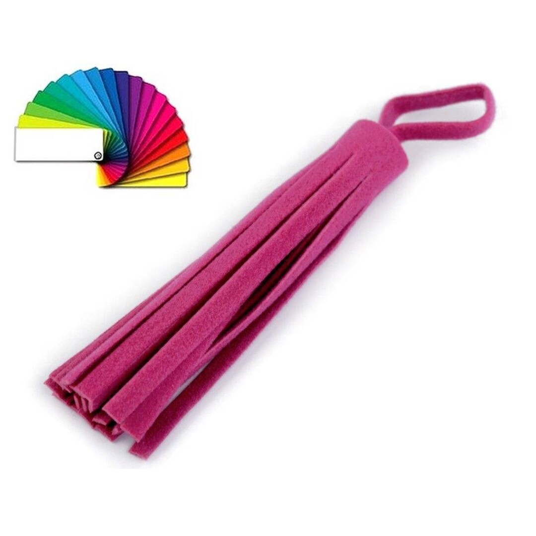 4 Faux Leather Suede Tassels 2.95" / Many Colors / Charms, Pendant, Eco ...