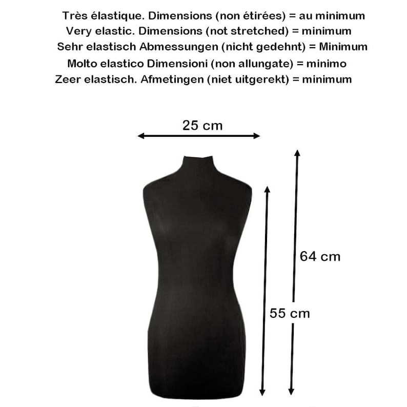 Mannequin Cover in Lycra / Black White Ivory / Mannequin - Etsy