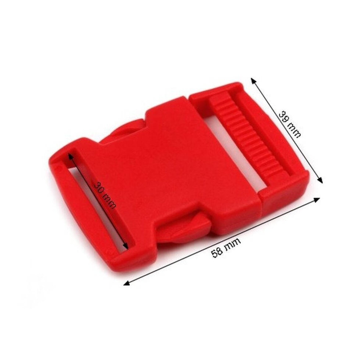 4 Side Release Buckle With Strap Adjuster 30mm / Many Colors / Closure ...