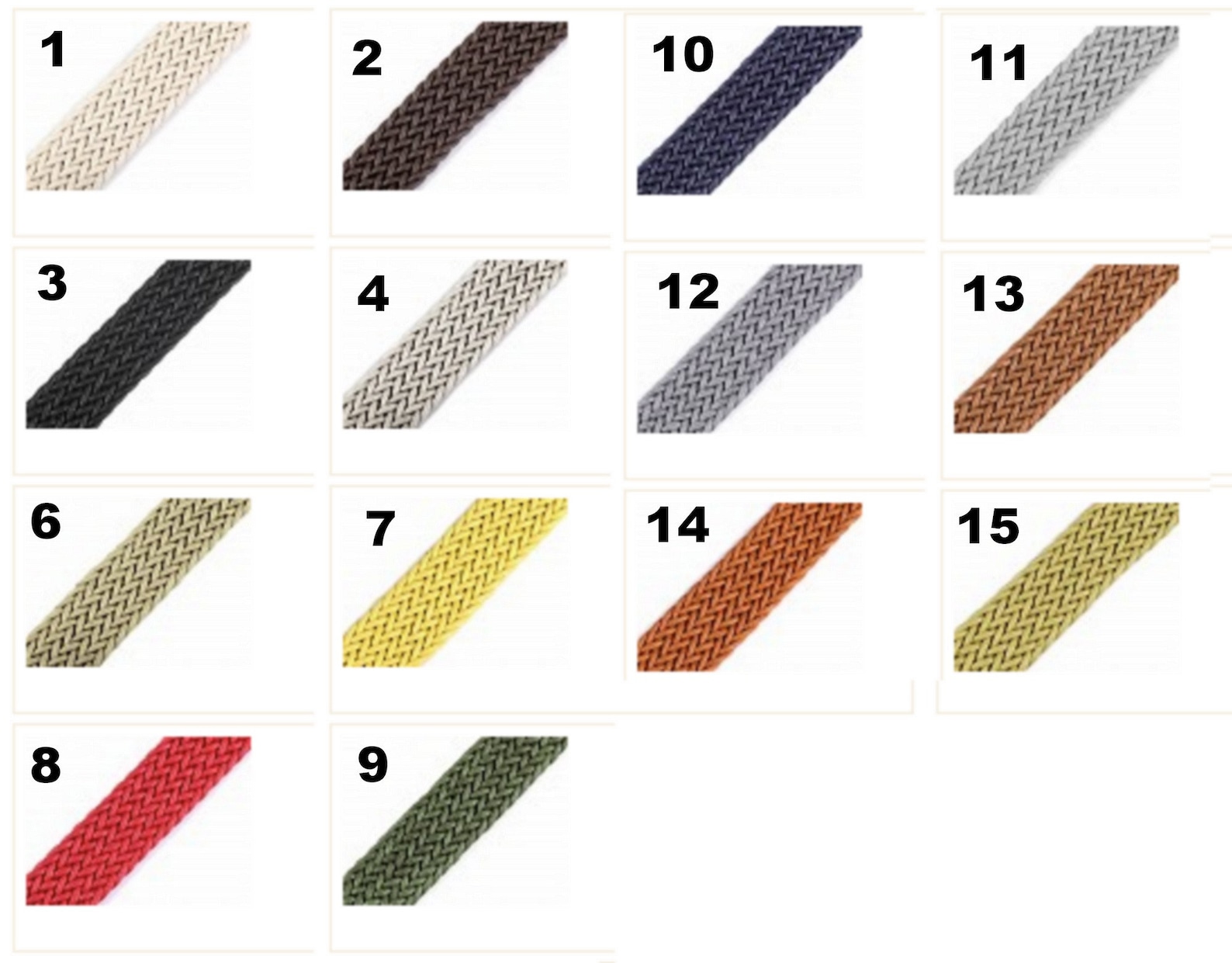 Braided Cotton Webbing Tape / 25-30-35mm / Rope Webbing Strap - Etsy