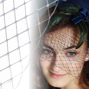 Crinoline Fishnet for Veil 9,45" / Many Colors / Filet Mesh Diamond ...