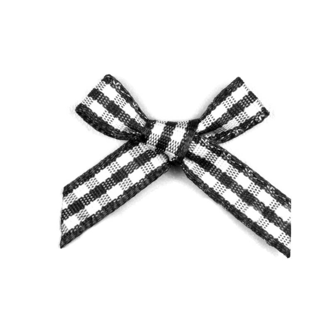 25/50 Mini Bows With Gingham Checks / Many Colors / Bows in - Etsy