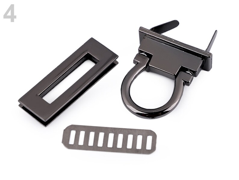 Flip Twist Handbag Purse Lock Fastening 17x45mm / Silver Metal - Etsy