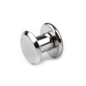 10 Saddle Rivets Ø10 Mm Silver Nickel or Pink Gold, Metal Rivet for ...