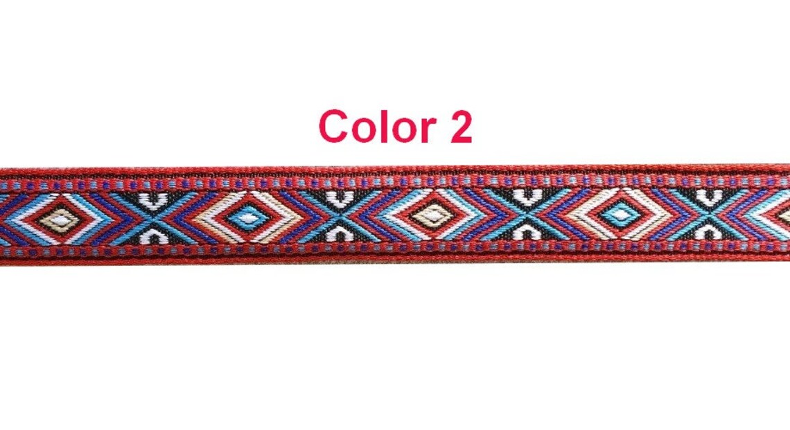 3yd Braid Woven Indian Pattern 0.63 / Ethnic Ribbon | Etsy