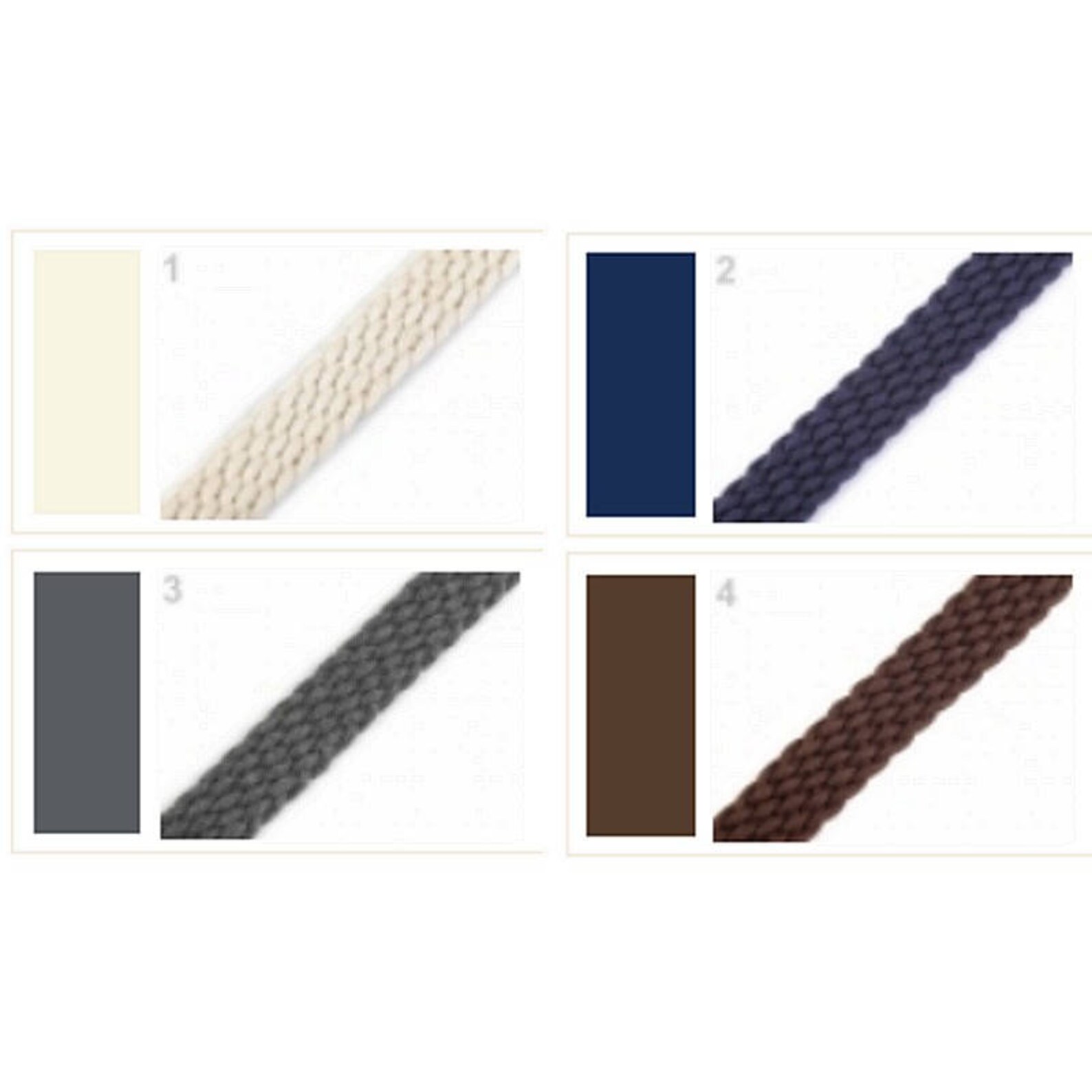 Braided Cotton Webbing Tape / 20mm / Rope Webbing Strap Dog - Etsy