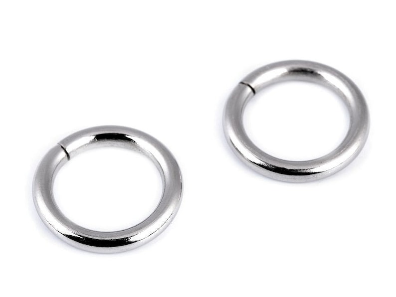 10 Open Metal Ring Buckles 20-25-30 Mm / Gold Silver Black / - Etsy