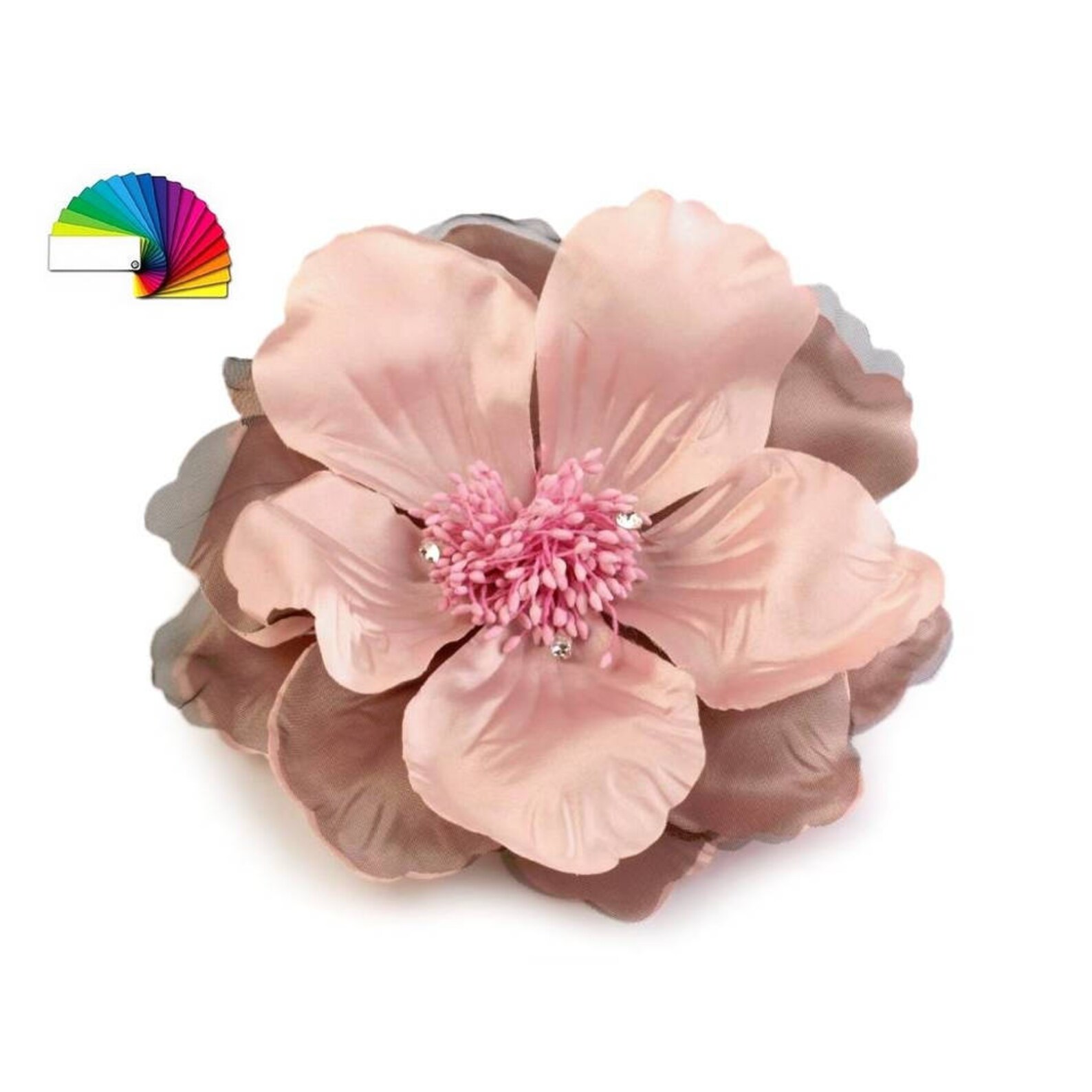 Fabric Flower Brooch 16cm / Many Colors / Fabric Flower - Etsy