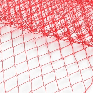 Crinoline Fishnet for Veil 9,45" / Many Colors / Filet Mesh Diamond ...