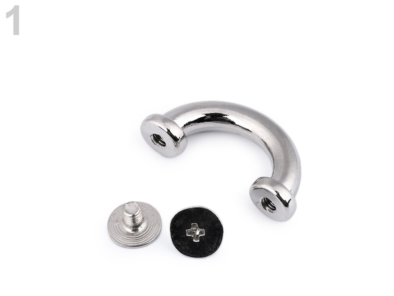 4 Decorative Metal Loops for Leather Goods / Silver or Bronze - Etsy