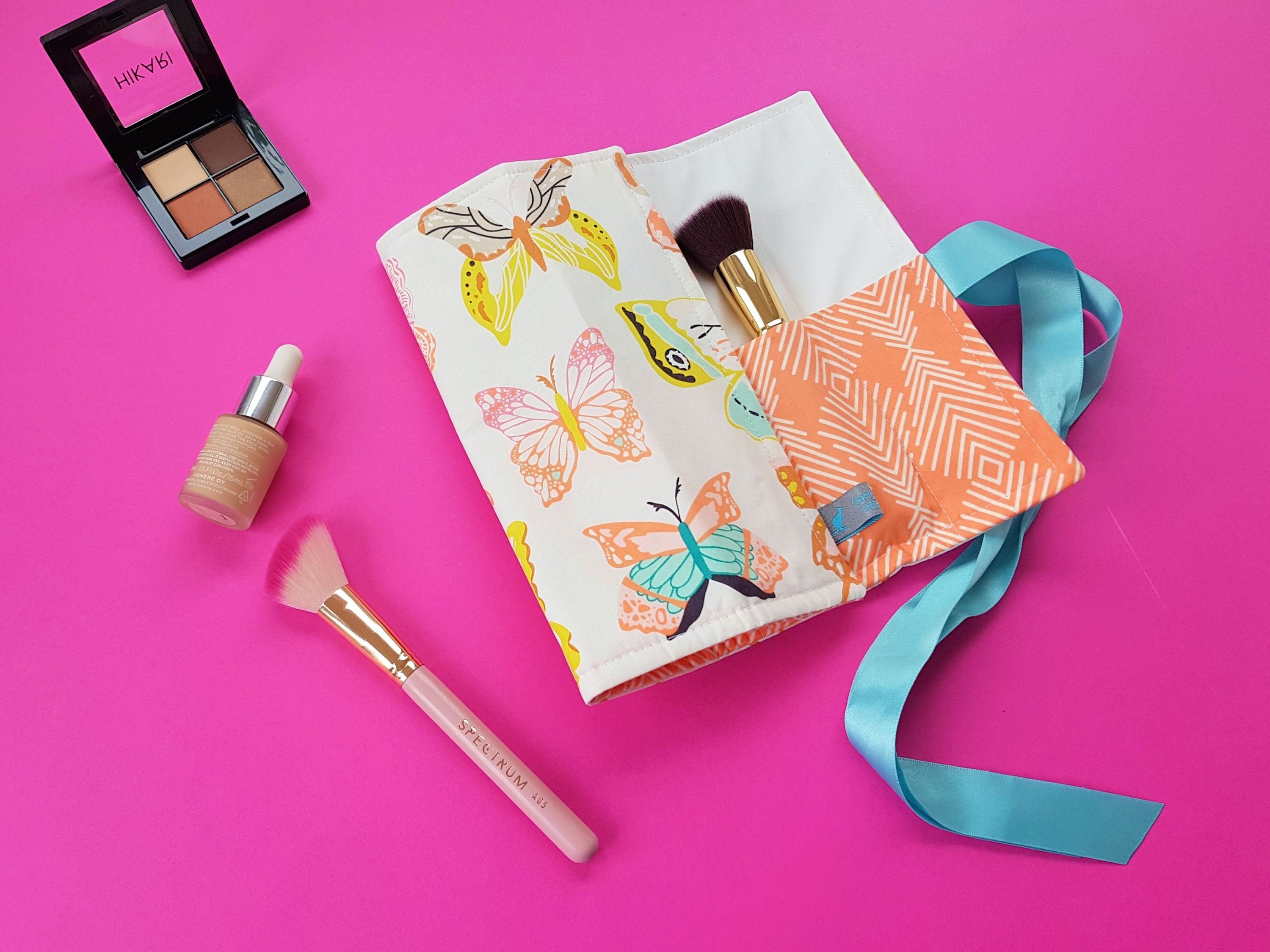 Butterfly Makeup Brush Roll
