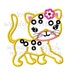 Girl Leopard Applique Machine Embroidery Design Instant Download - Etsy