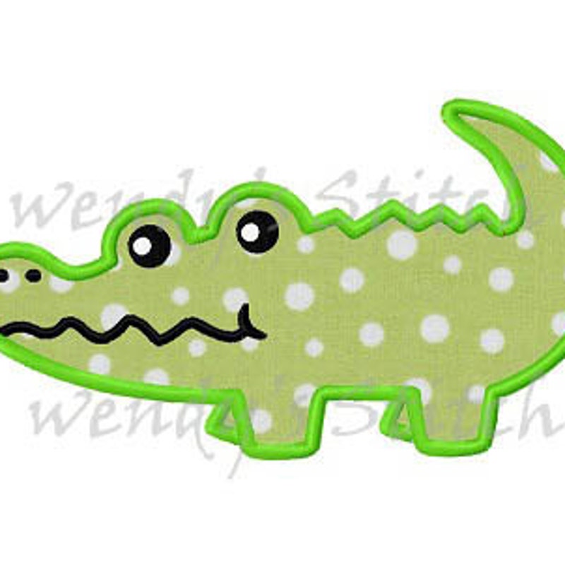 Alligator Applique - Etsy