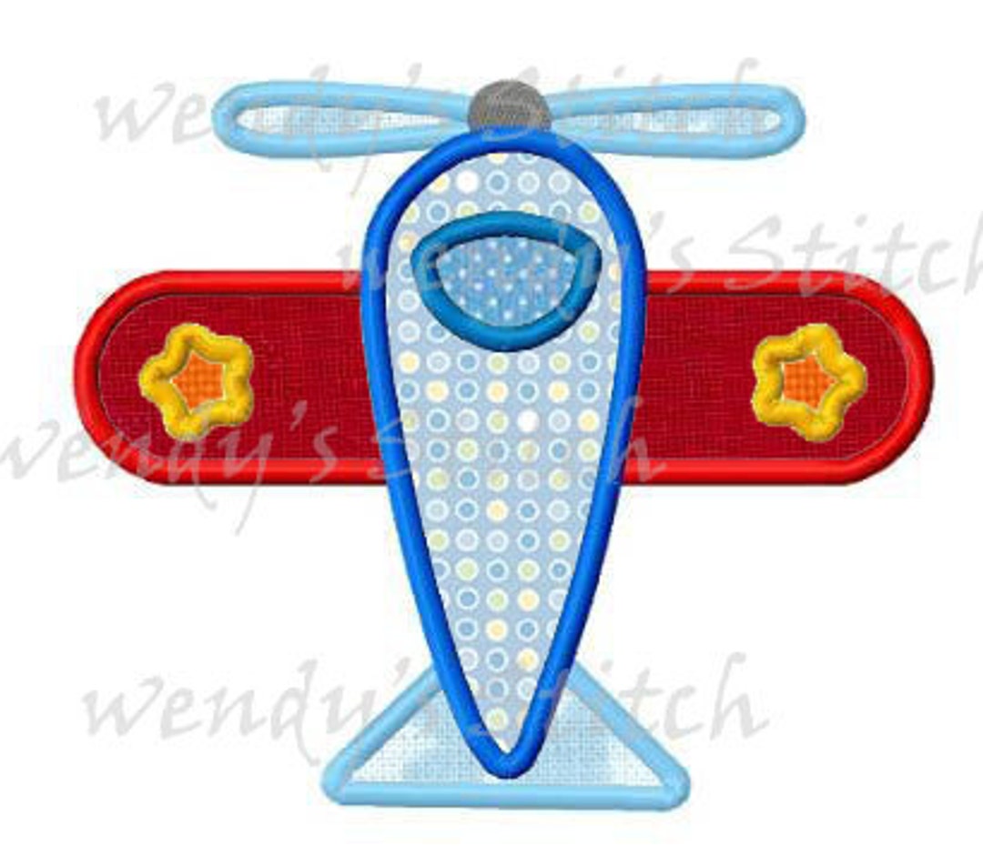 Airplane Plane Applique Machine Embroidery Design Digital - Etsy