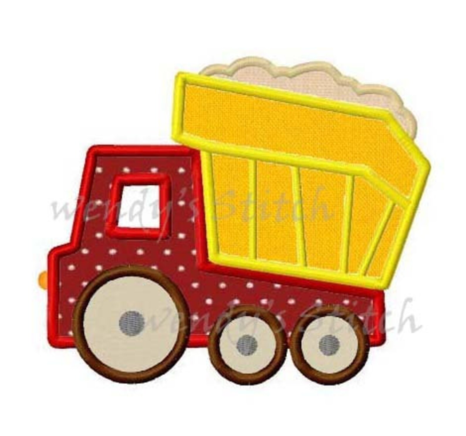Dump Truck Construction Machine Embroidery Design Digital - Etsy