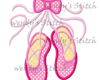 Ballerina Applique Design, Ballet Applique Design, Dancer Applique ...