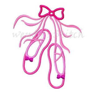 Ballet Shoes Slippers Applique Machine Embroidery Design - Etsy