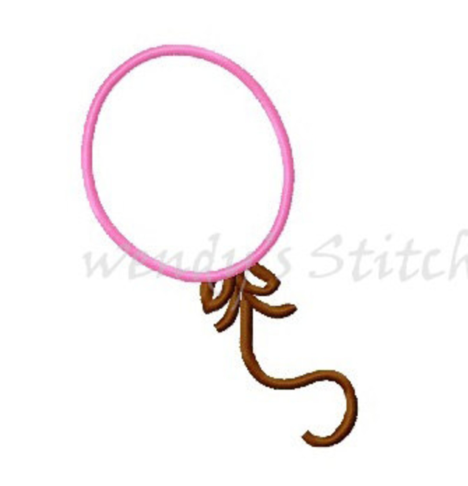 Birthday Party Balloon Applique Machine Embroidery Design - Etsy