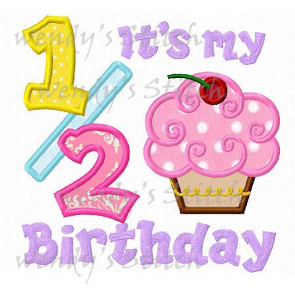 1/2 Birthday Design - Etsy