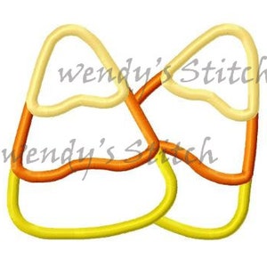 Two Candy Corn Machine Embroidery Design Candy Corns Applique - Etsy
