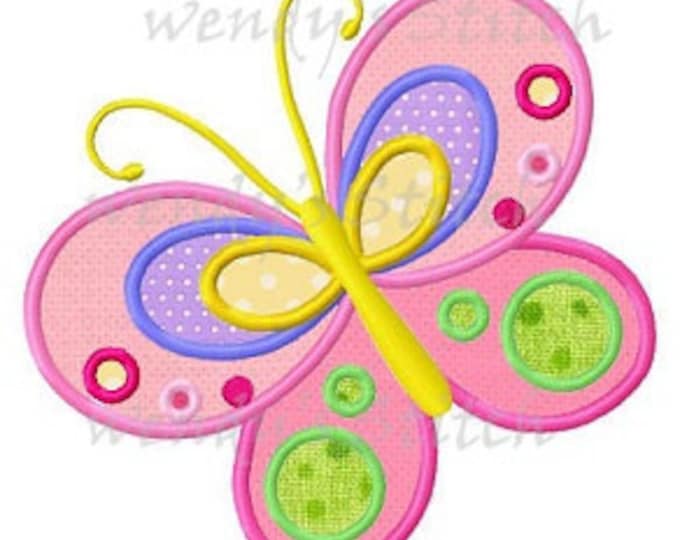 Butterfly Applique Machine Embroidery Design Digital Pattern - Etsy