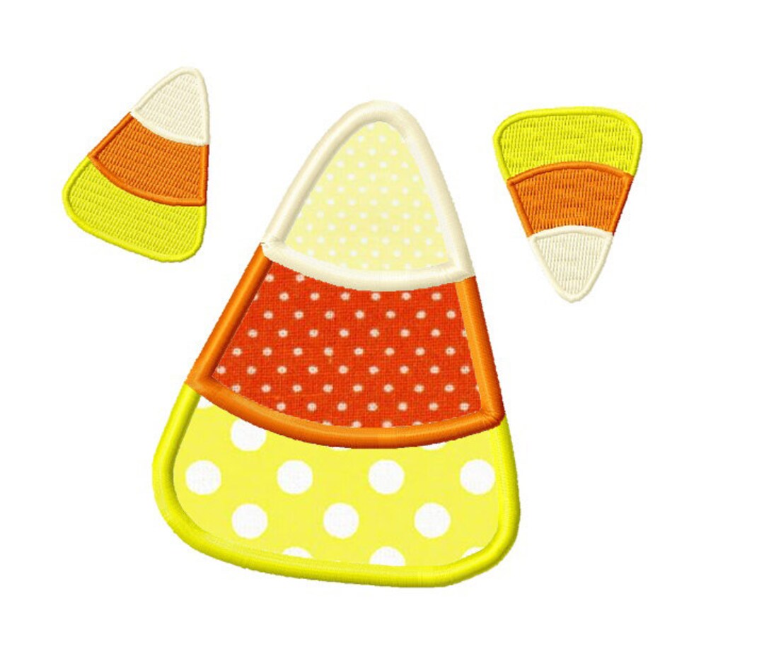 Instant Download Candy Corn Applique Machine Embroidery Design - Etsy