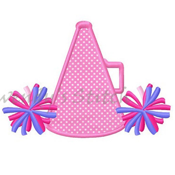 Cheerleader Applique - Etsy