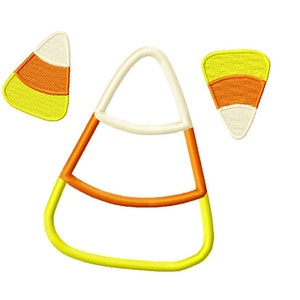 Instant Download Candy Corn Applique Machine Embroidery Design - Etsy