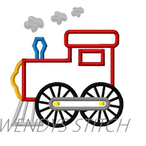 Train Applique - Etsy