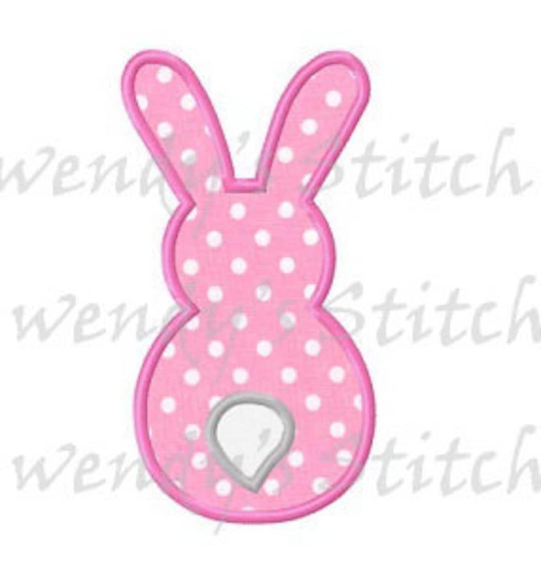 Bunny Applique Machine Embroidery Design - Etsy