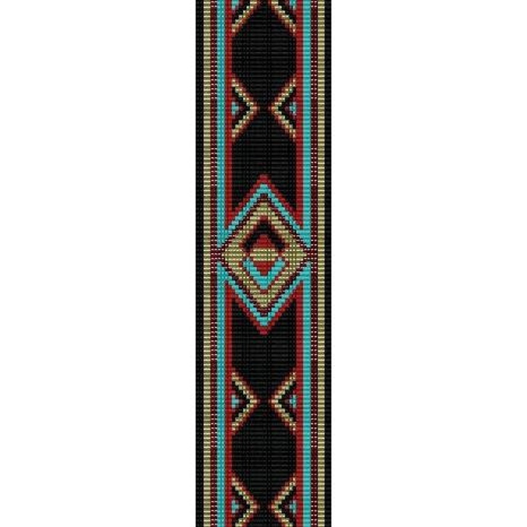 Instant Download Beading Pattern Peyote Stitch Bracelet Native American ...