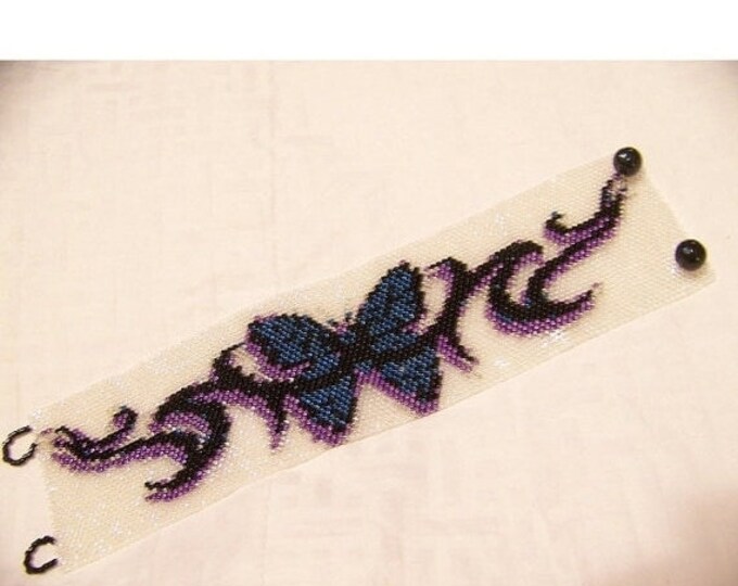Bead Loom Pattern Golden Butterflies LOOM Bracelet Pattern in PDF ...